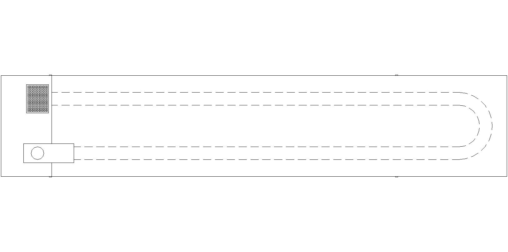 Autocad Library - Gas-Fired Radiant Infrared Tube Heaters